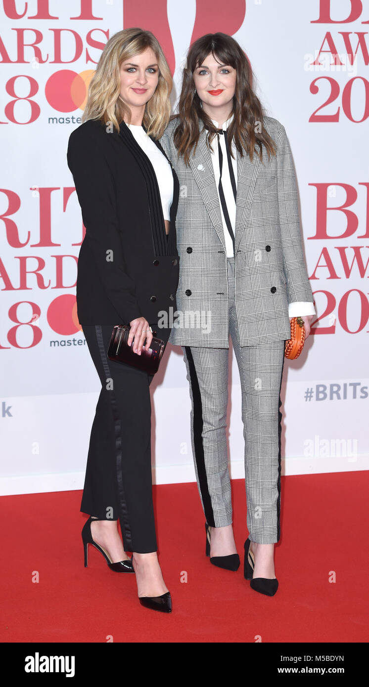 Photo Must Be Credited ©Alpha Press 079965 21/02/2018 Ward Thomas ...