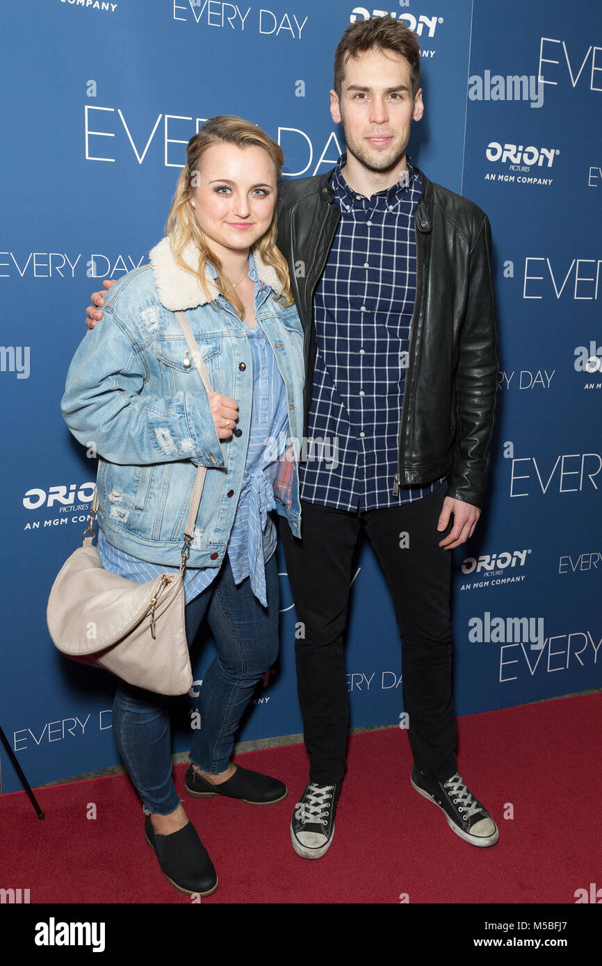 New York, United States. 20th Feb, 2018. Chris Vandehende (R) attends ...