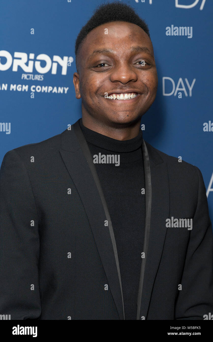 New York, United States. 20th Feb, 2018. Sean Jones attends Every Day ...