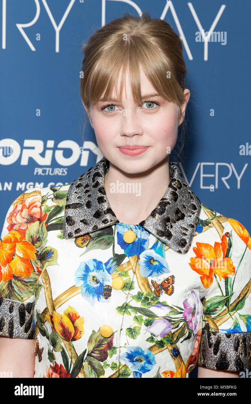 New York, United States. 20th Feb, 2018. Angourie Rice wearing dress by ...