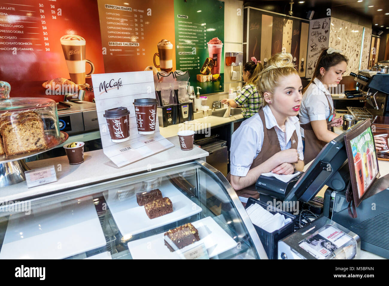Mccafe counter hi-res stock photography and images - Alamy