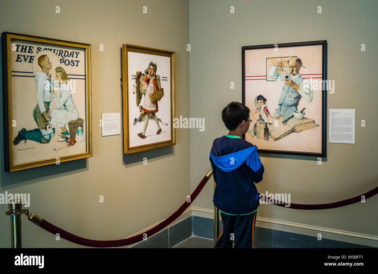 Norman Rockwell Museum Stockbridge, Massachusetts, USA Stock Photo - Alamy