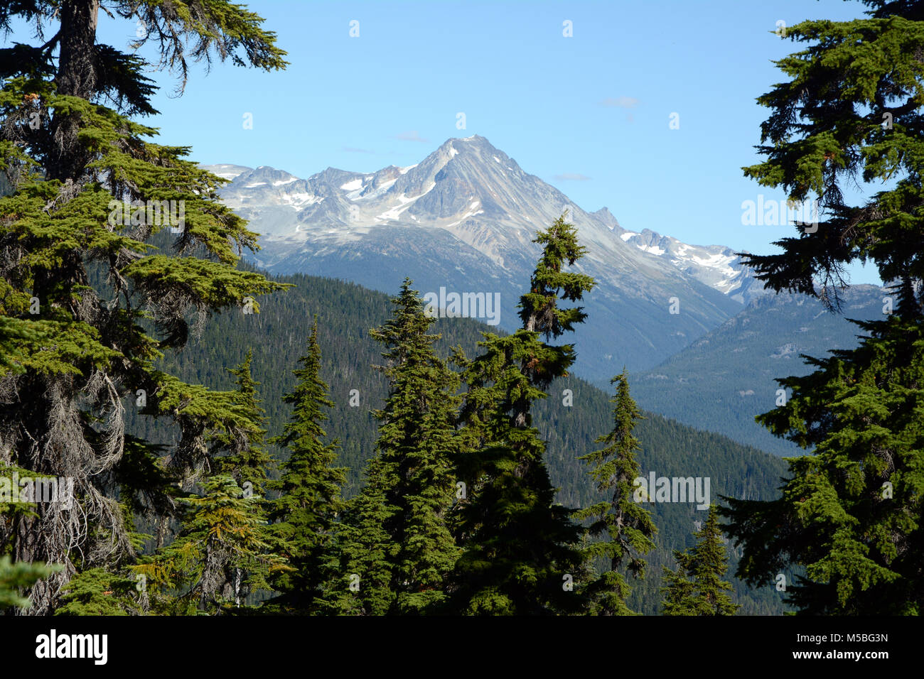A view of Wedge Mountain, a wilderness area popular for hiking and ...