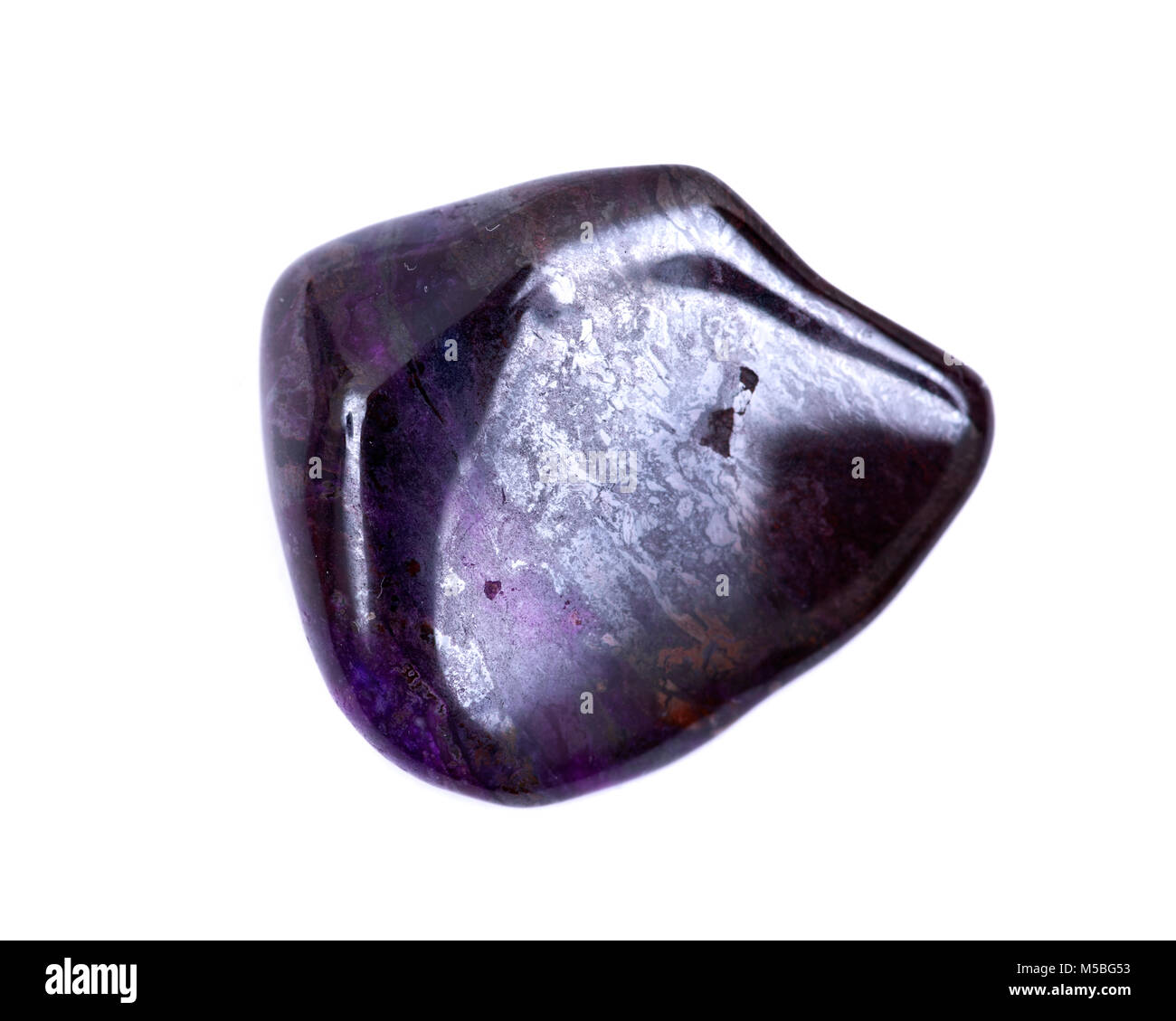 Deep purple Manganese with sugilite tumbled stone from South Africa ...