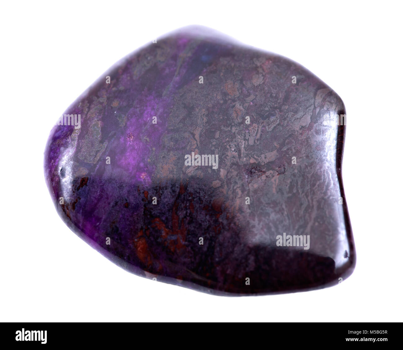 Deep purple Manganese with sugilite tumbled stone from South Africa ...