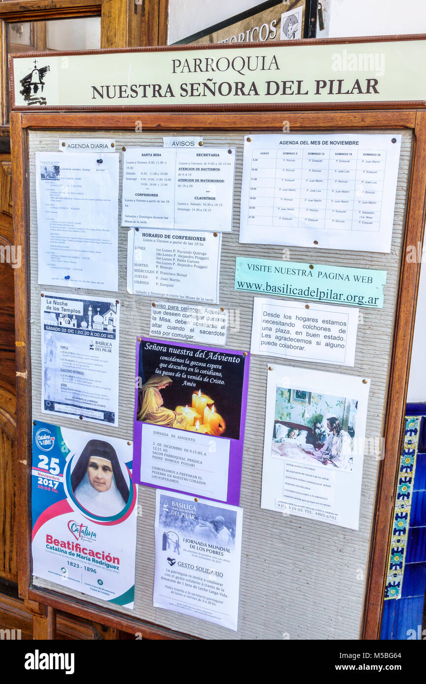 Parish bulletin board hi-res stock photography and images - Alamy