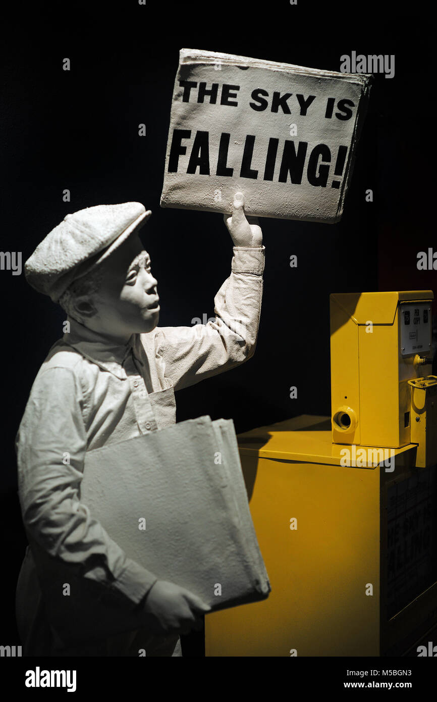 Newspaper delivery boy hi-res stock photography and images - Alamy