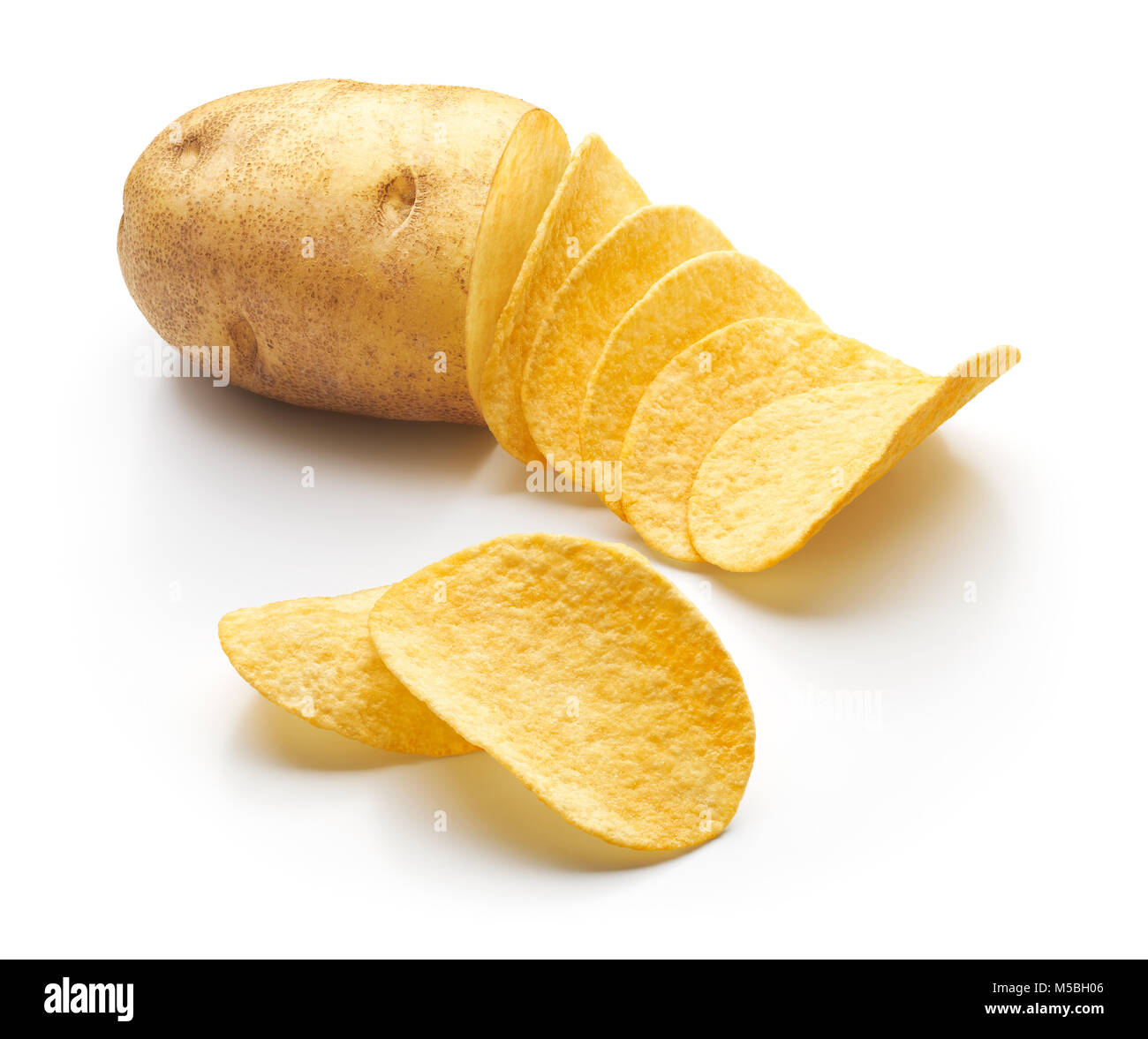Food golden brown potato Cut Out Stock Images & Pictures - Alamy