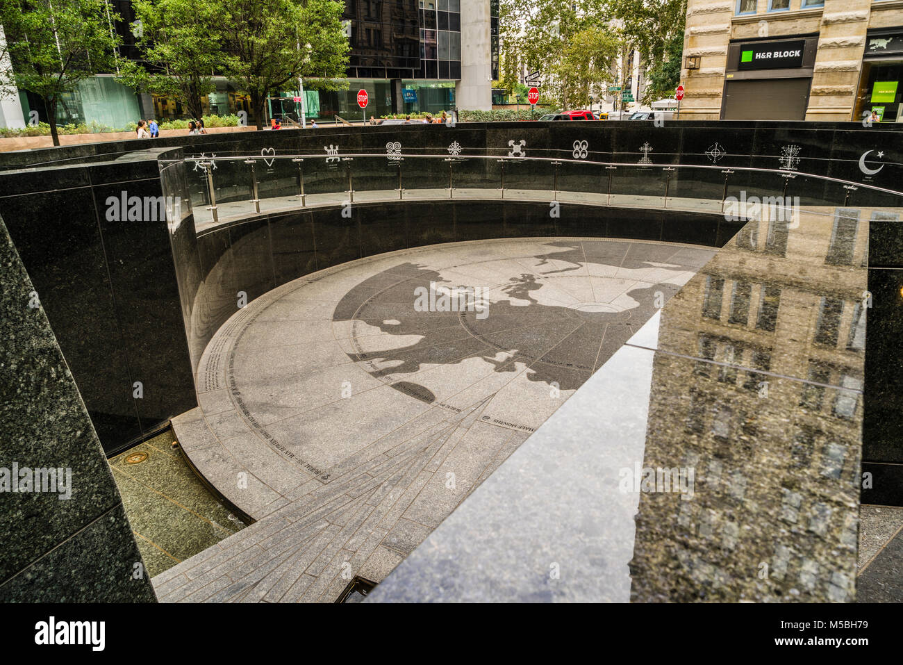 African Burial Ground National Monument Foley Square Manhattan New York ...