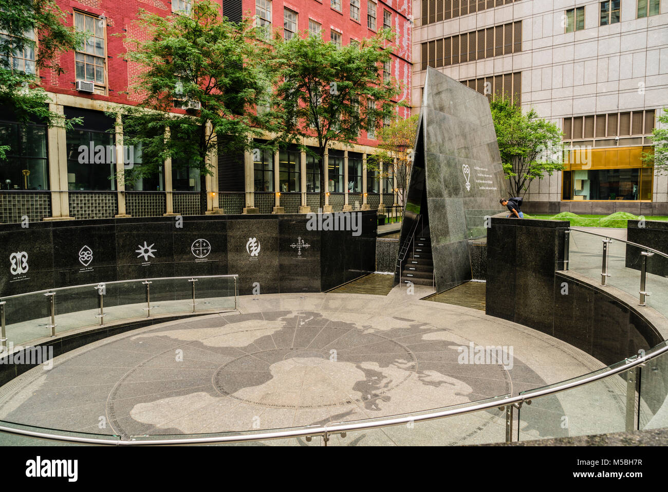 African Burial Ground National Monument Foley Square Manhattan New York ...
