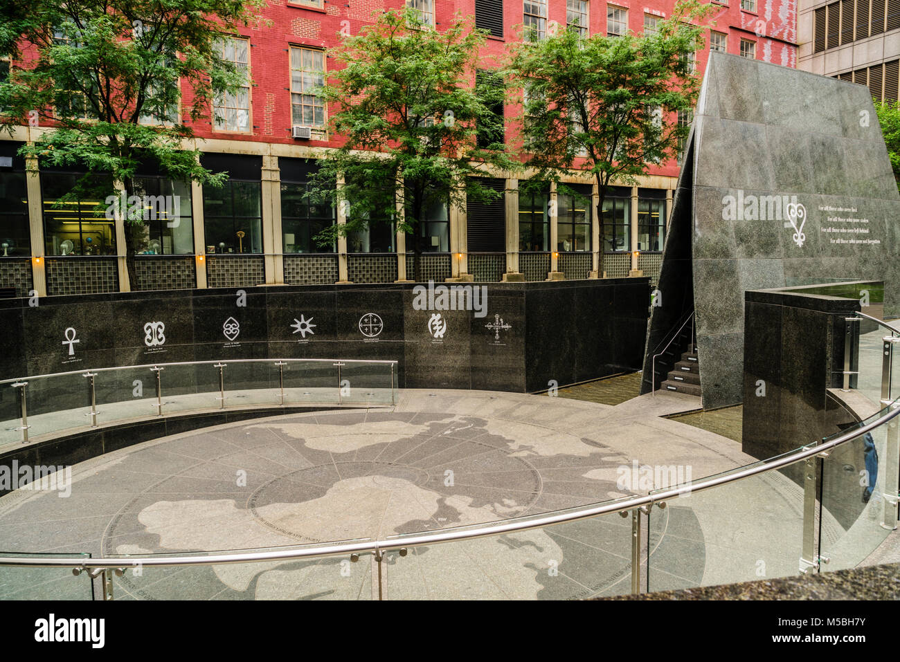 African Burial Ground National Monument Foley Square Manhattan New York ...