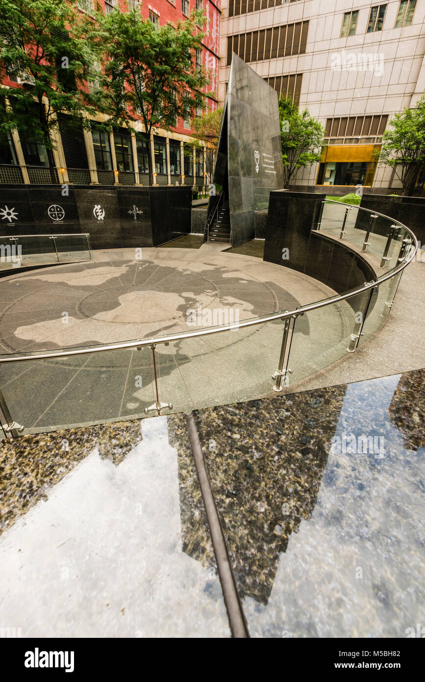 African Burial Ground National Monument Foley Square Manhattan New York ...