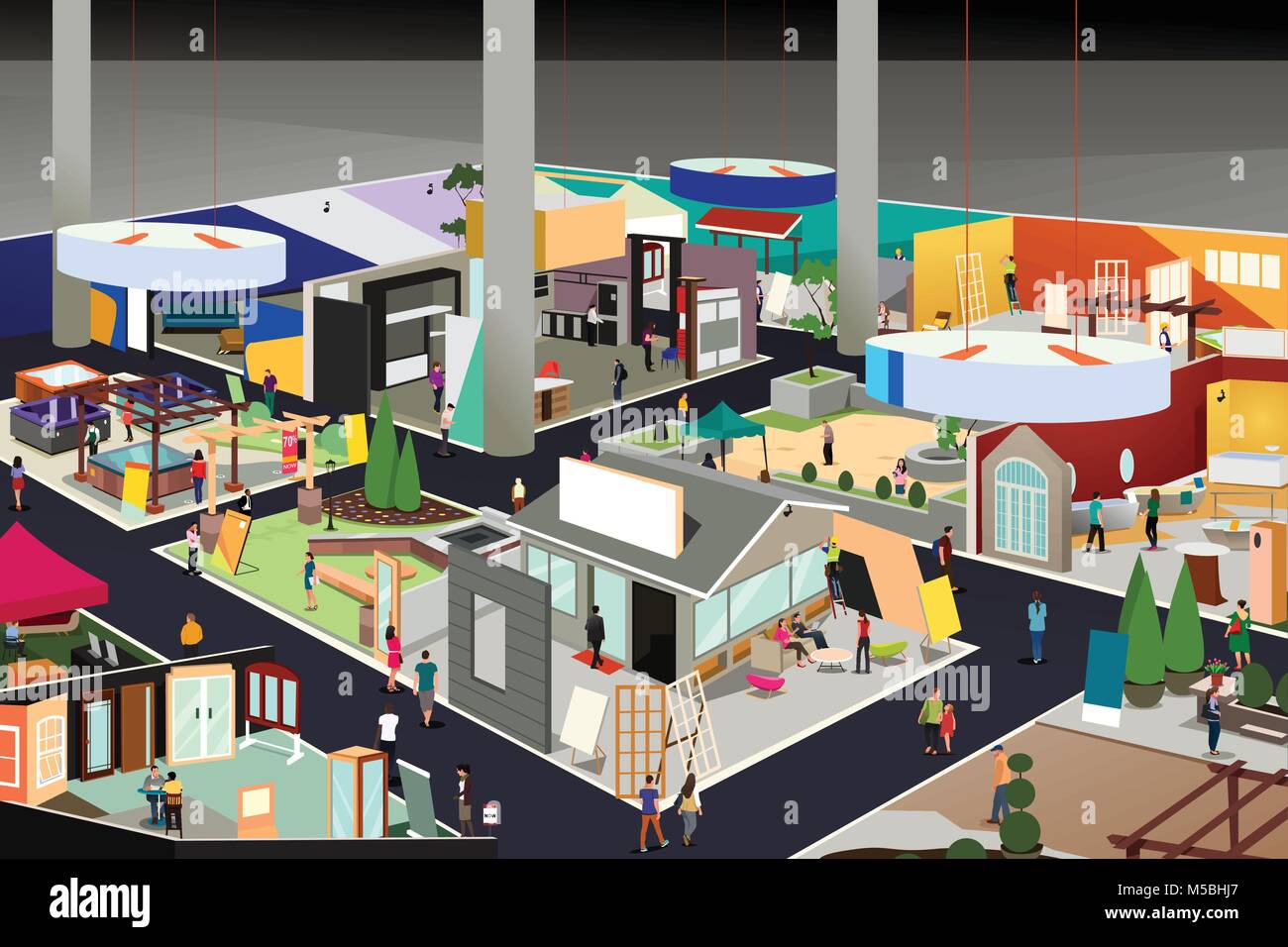 Art trade show Stock Vector Images - Alamy