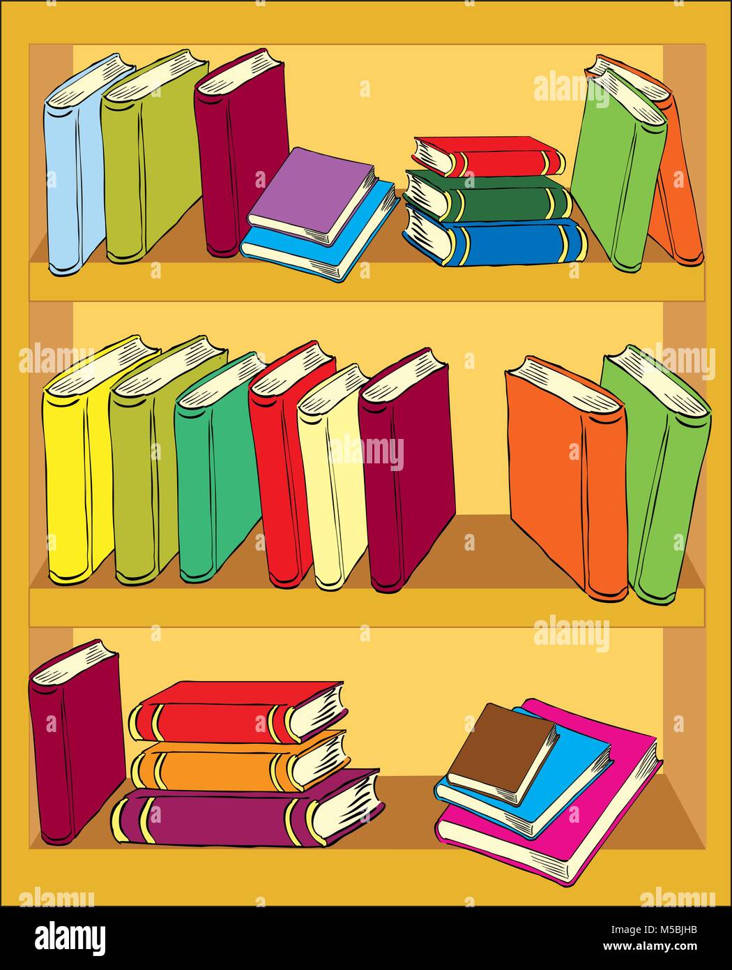 Books shop Stock Vector Images - Alamy