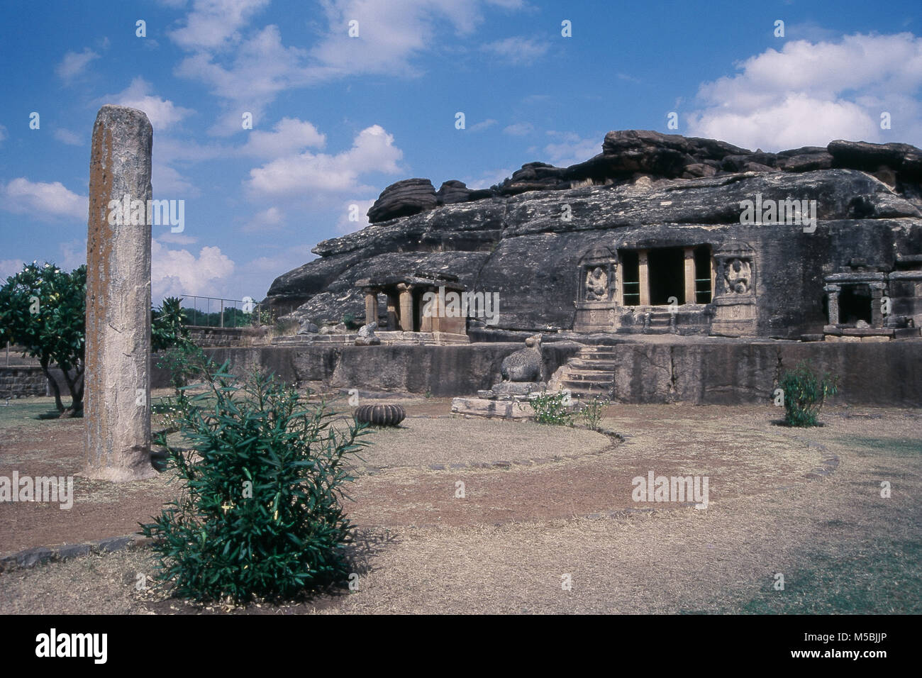 The Ravana Phadi cave at Aihole district, Bagalkot, Karnataka, India ...