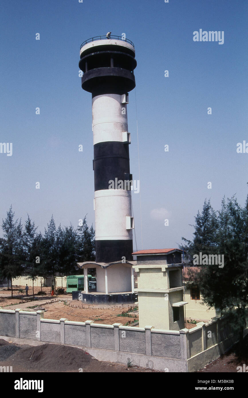 Lighthouse at Moti Daman Fort, Daman Union Territory, India Stock Photo ...