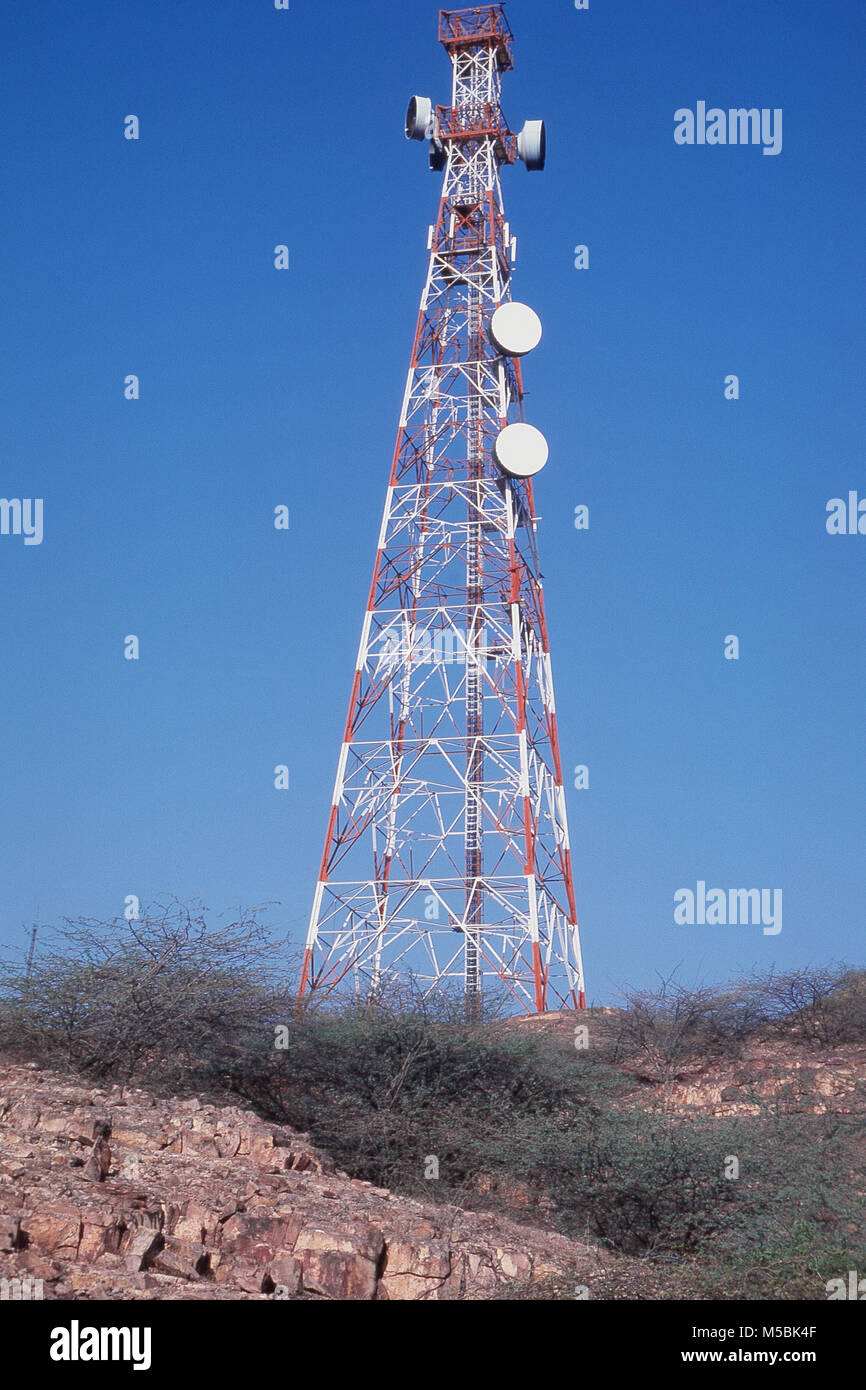 Communication Tower in Jodhpur, Rajasthan, India Stock Photo - Alamy