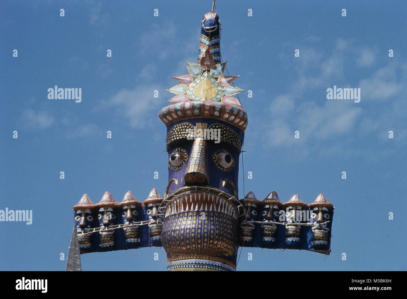 Close up of Ravana at Dussehra festival, Mumbai, Maharashtra, India ...
