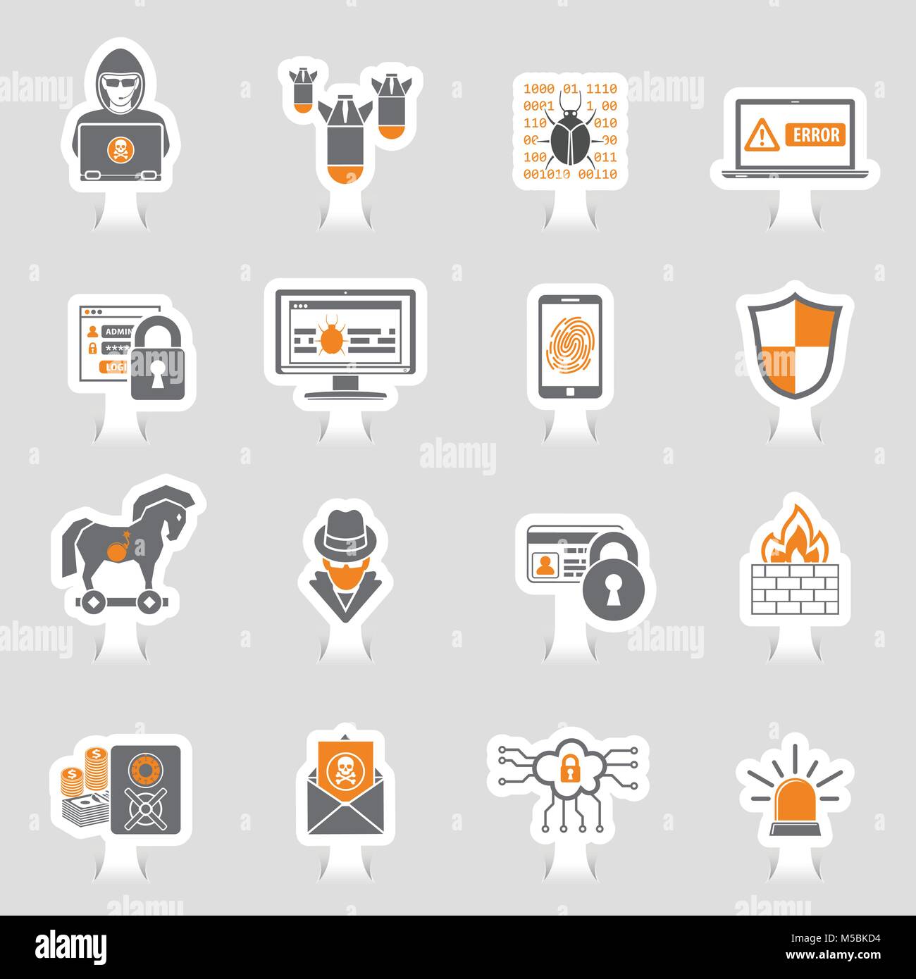 Padlock email security Stock Vector Images - Alamy
