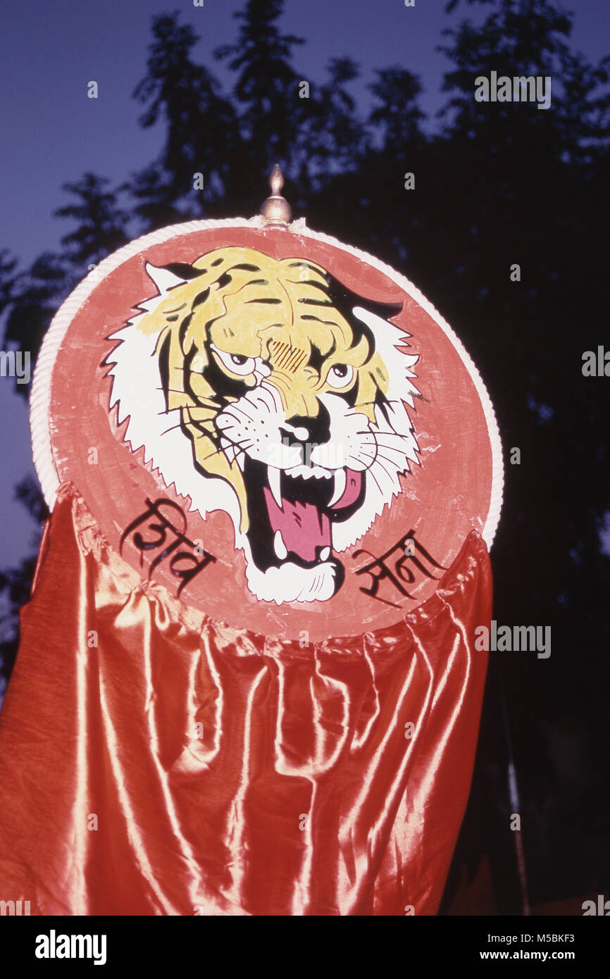 Shiv sena party at Mumbai, India Stock Photo - Alamy