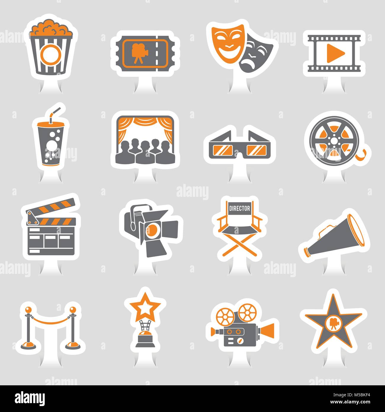 Film sticker Stock Vector Images - Alamy