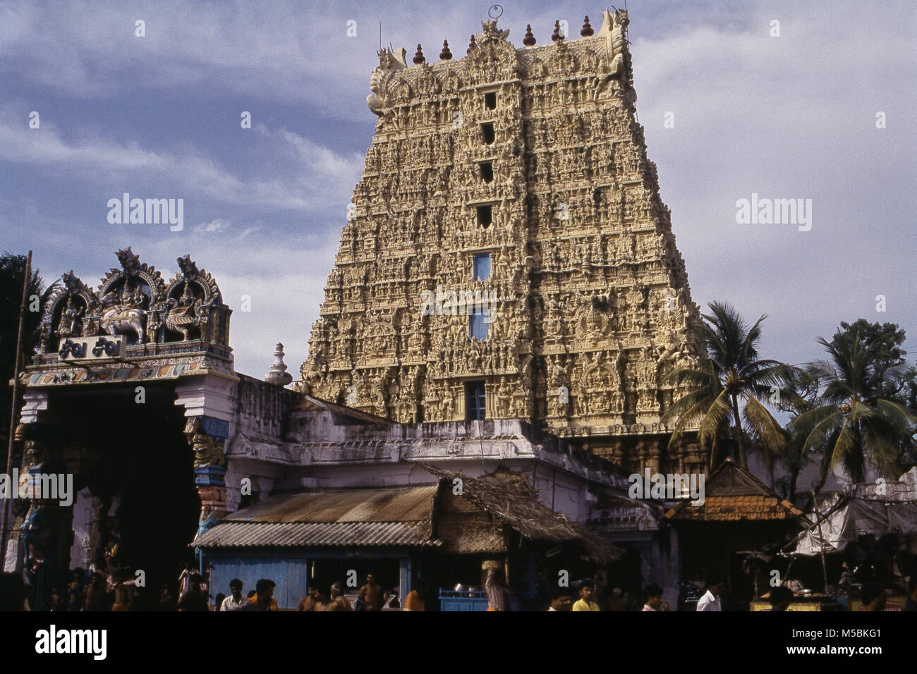 Suchindram temple in Kanyakumari, Tamil Nadu, India Stock Photo - Alamy