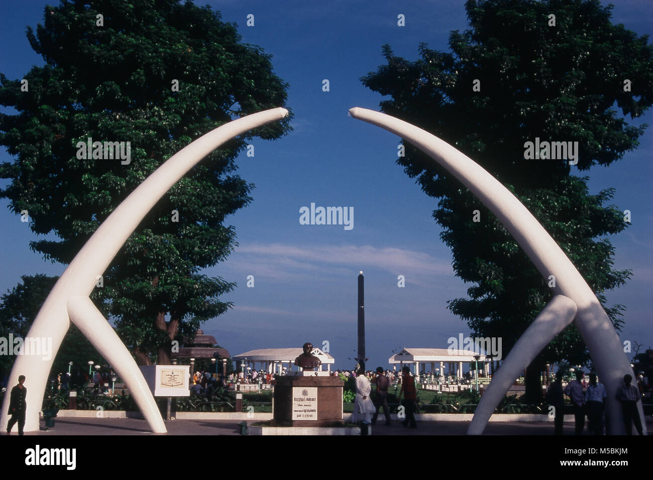 Anna square marina beach chennai hi-res stock photography and images ...