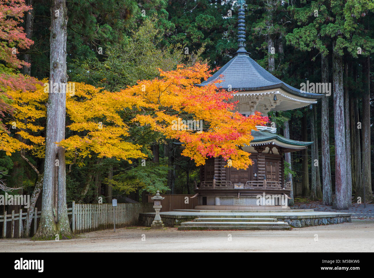 Japan, Koyasan City,Kongobuji Temple, Rokkaku Kyozou Stock Photo - Alamy