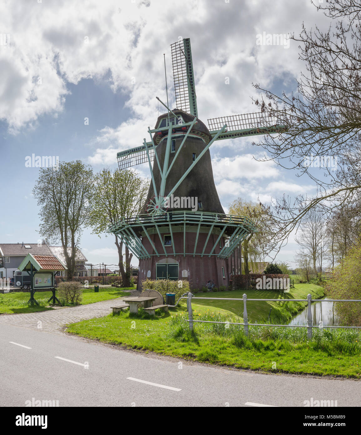 Tower mill called De Stofmolen Stock Photo - Alamy