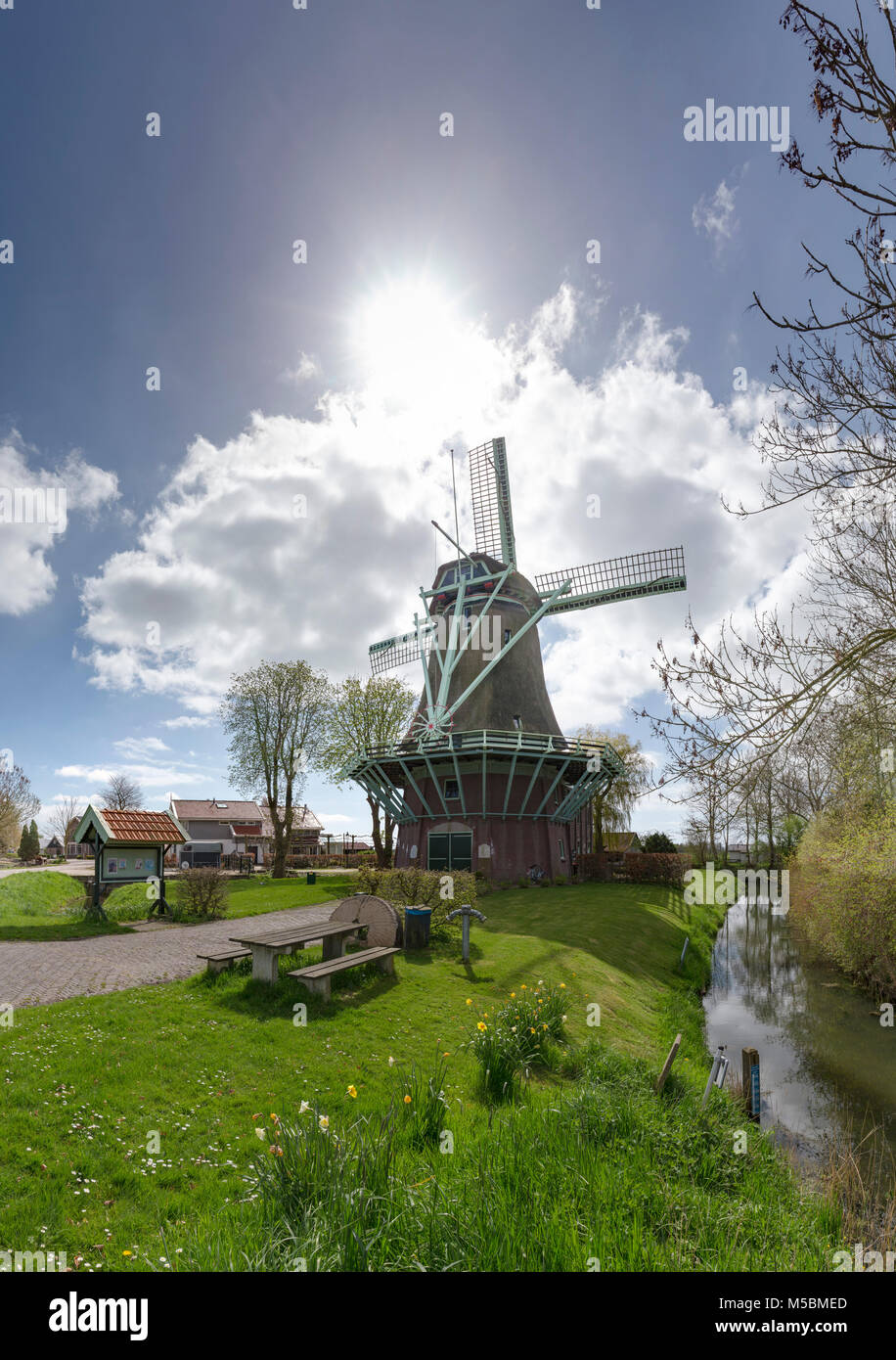 Tower mill called De Stofmolen Stock Photo - Alamy