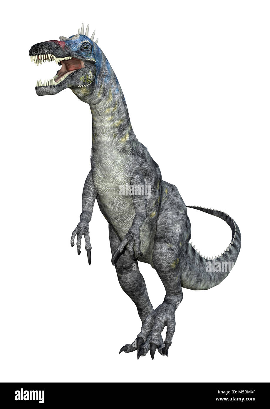 3D rendering of a dinosaur Suchomimus or Suchomimus tenerensis isolated ...