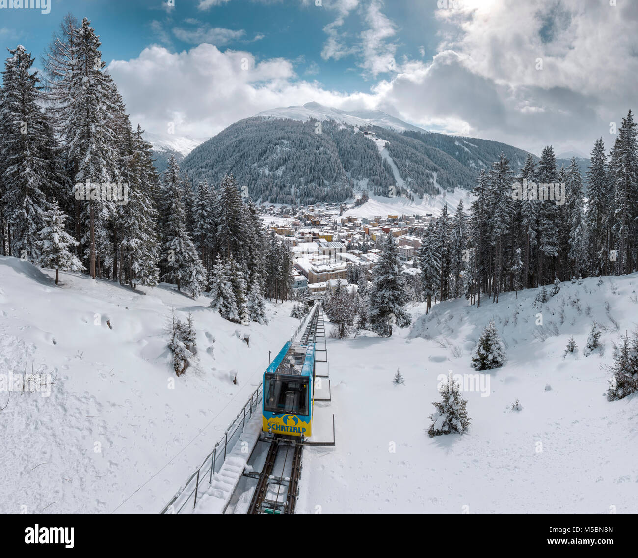 View at the village and valley from the Hohe Promenade Stock Photo - Alamy