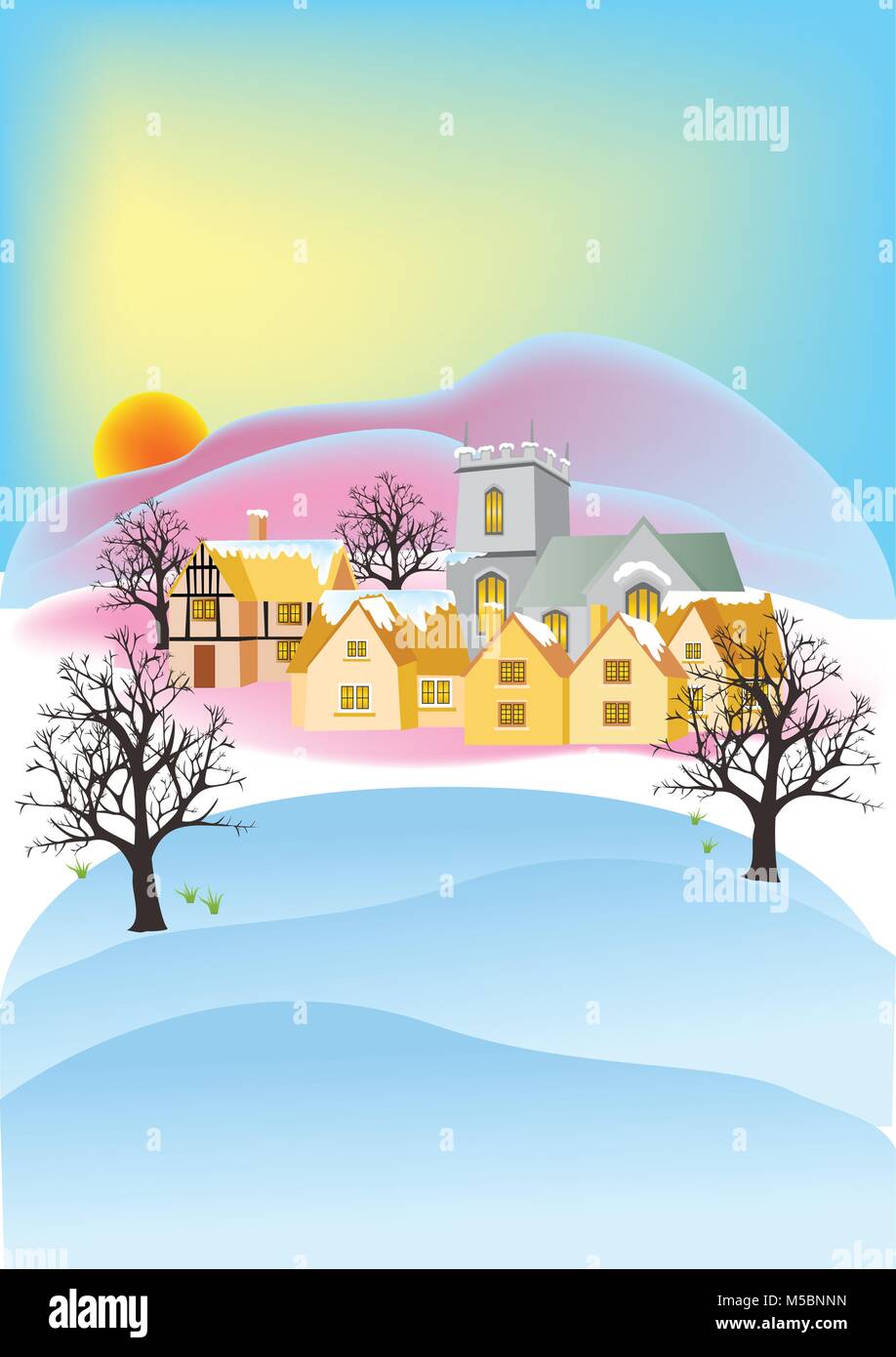 English Countryside Illustration Stock Photos & English Countryside ...