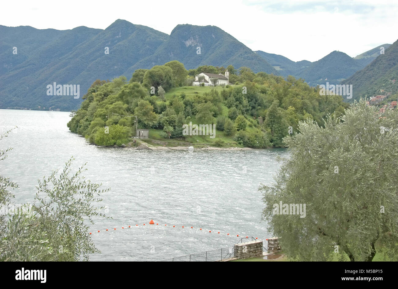 Comacina Island on Lake Como, scene of films by hitchcock, Star Wars ...