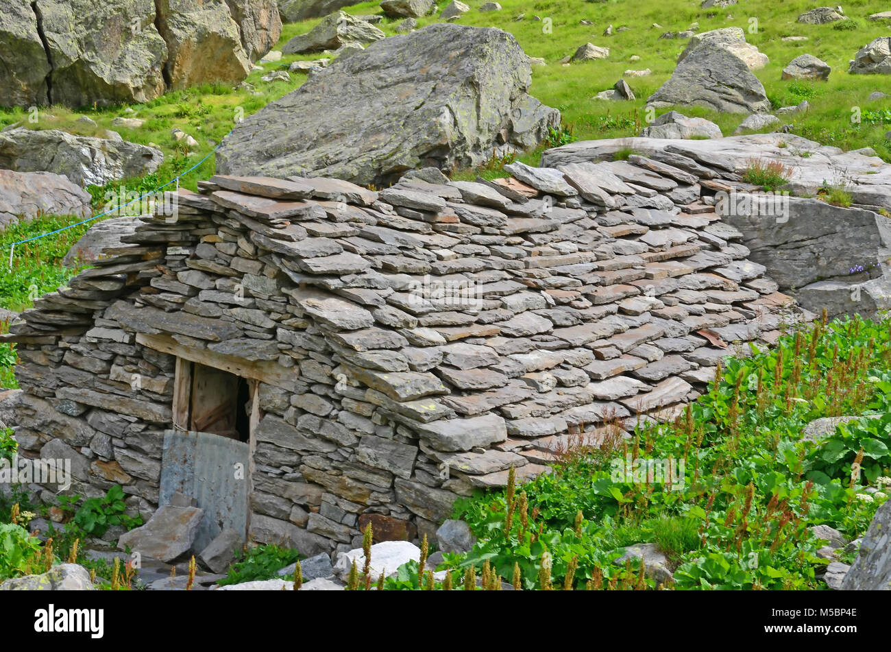 Mountain Bothies. Simple stone shelters often used by shepherds in the ...