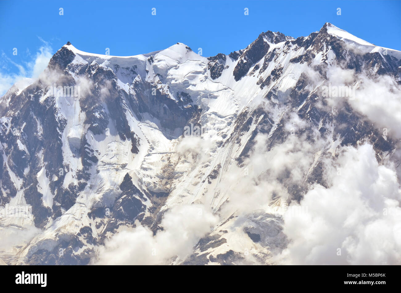 Monte Rosa, the highest mountain in Italy Stock Photo - Alamy