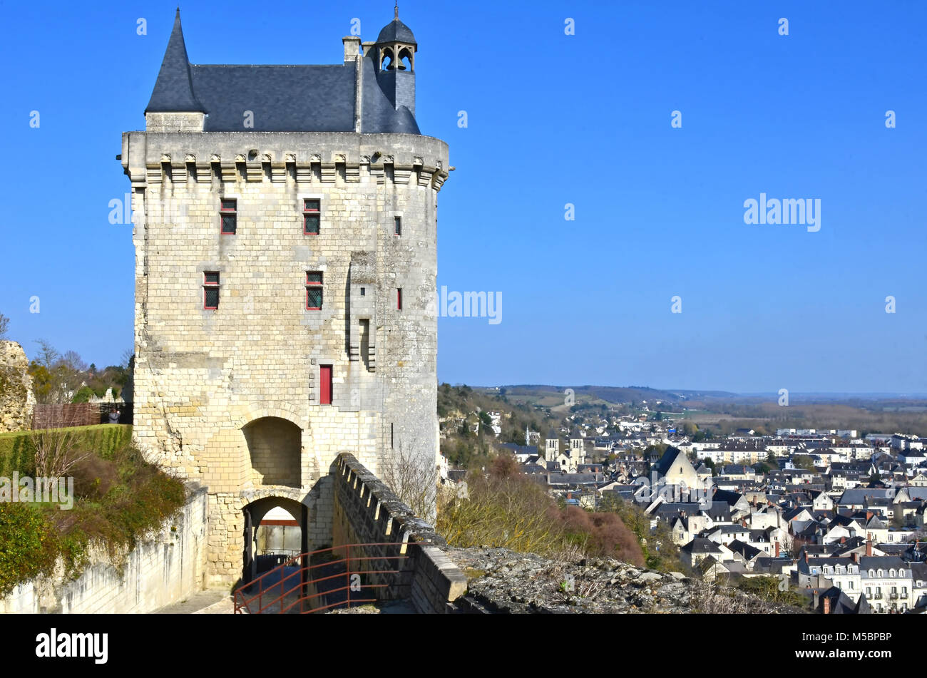Chinon castle hi-res stock photography and images - Alamy