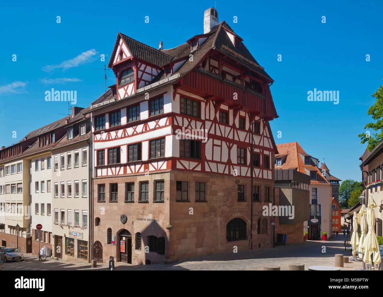 Bavaria, Germany, Nuremberg, place, framework, Albrecht Dürer, house ...