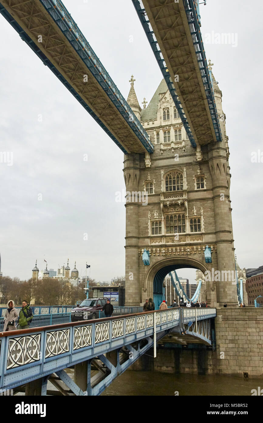 a view of tower bridge in London, England Stock Photo - Alamy