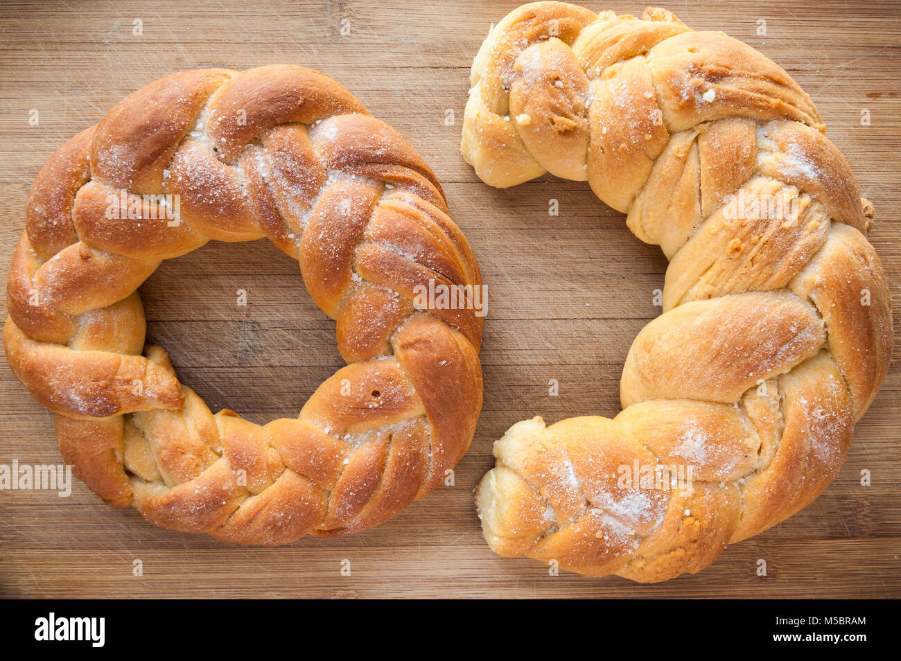 pastry in the shape of a braid from dough Stock Photo - Alamy