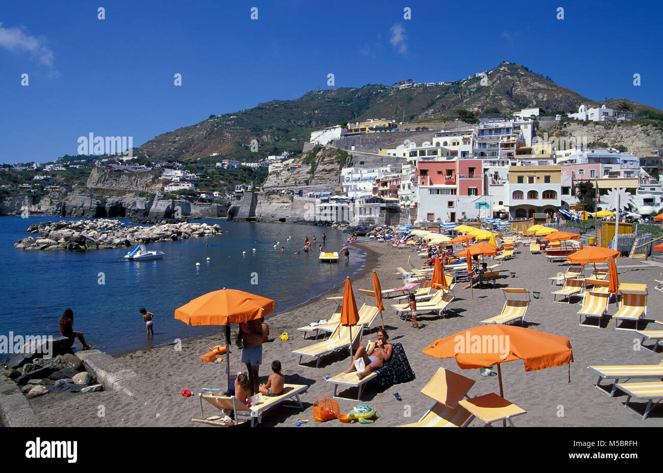 Sant Angelo beach, Ischia island, Italy, Europe Stock Photo - Alamy