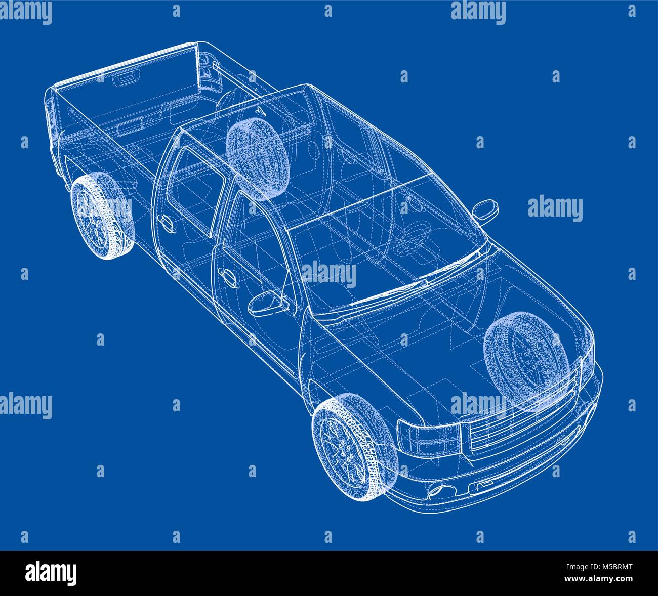 Car SUV drawing outline. Vector rendering Stock Vector Image & Art - Alamy