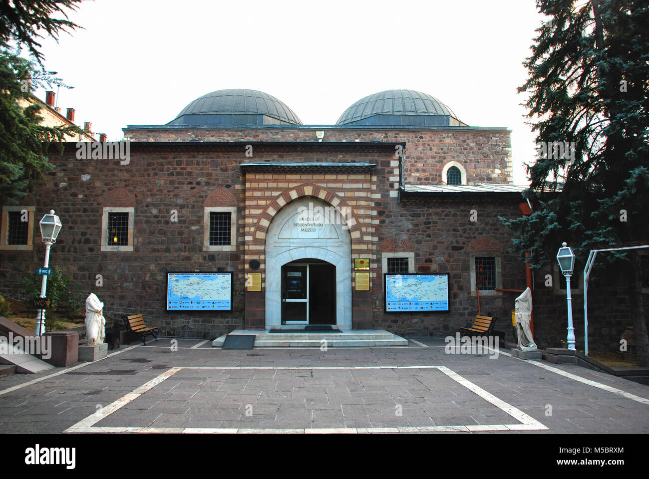 Main entrance of Anatolian Civilizations Museum, Ankara, Turkey Stock ...