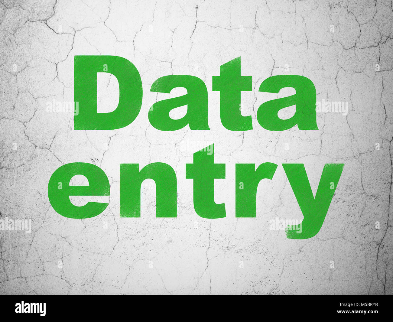 Information concept: Data Entry on wall background Stock Photo - Alamy