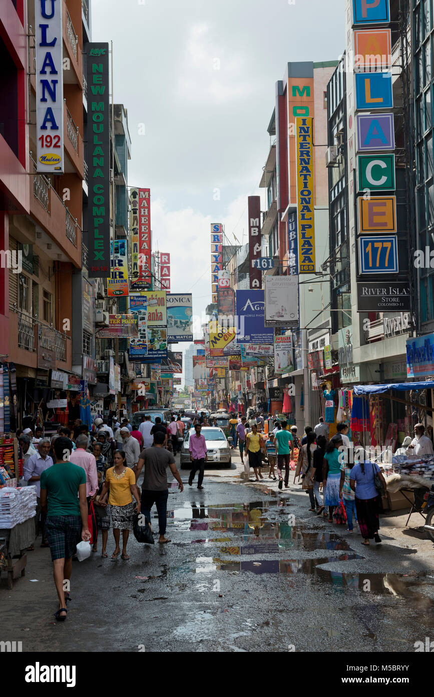 Sri Lanka, Colombo, Asia, City, Capitol, advertising, street, traffic ...