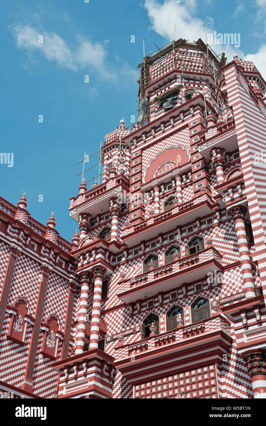 Sri Lanka, Colombo, Asia, City, Capitol, Jami Ul Alfar, mosque Stock ...