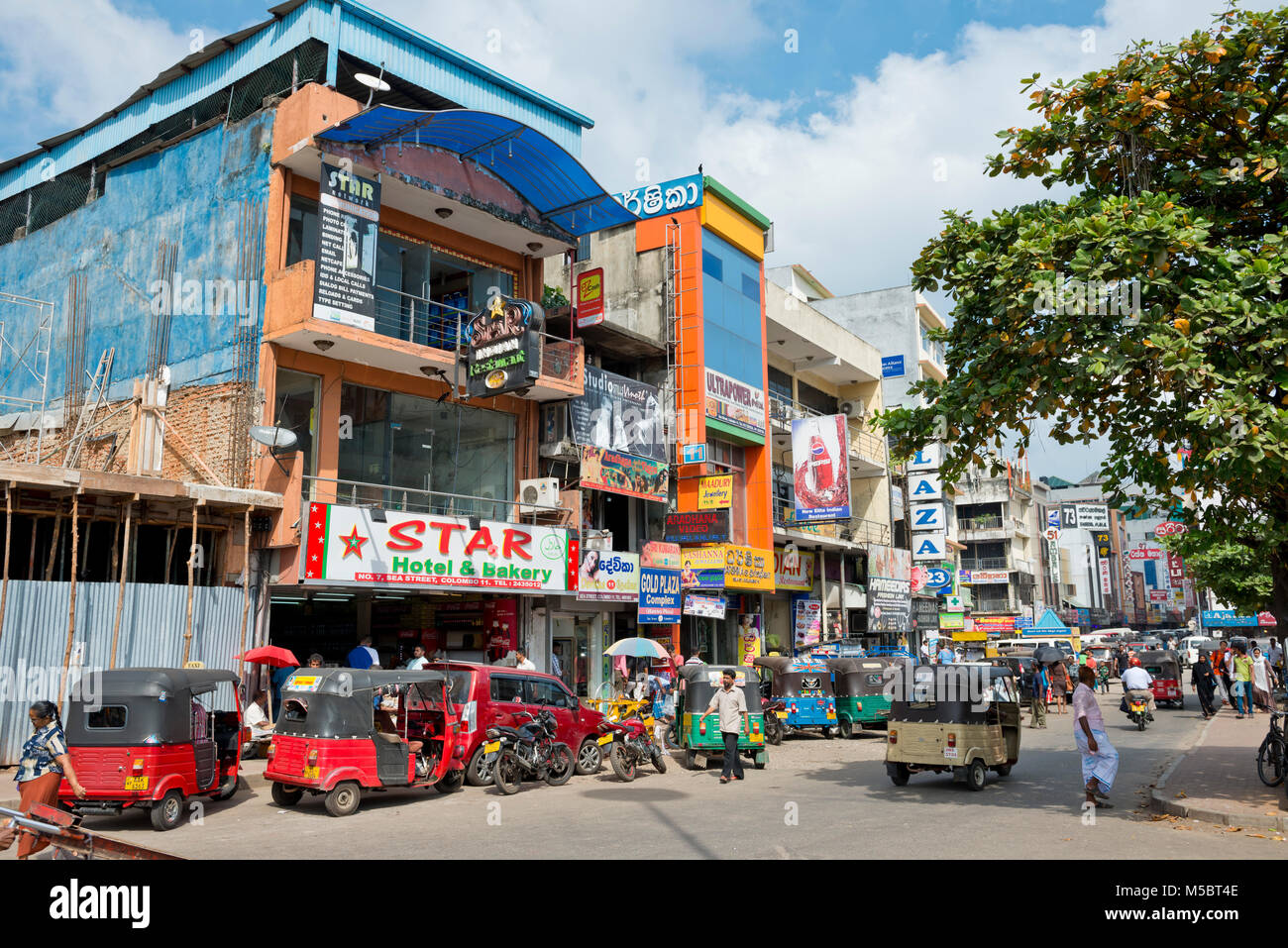 Sri Lanka, Colombo, Asia, City, Capitol, tuktuk Stock Photo - Alamy