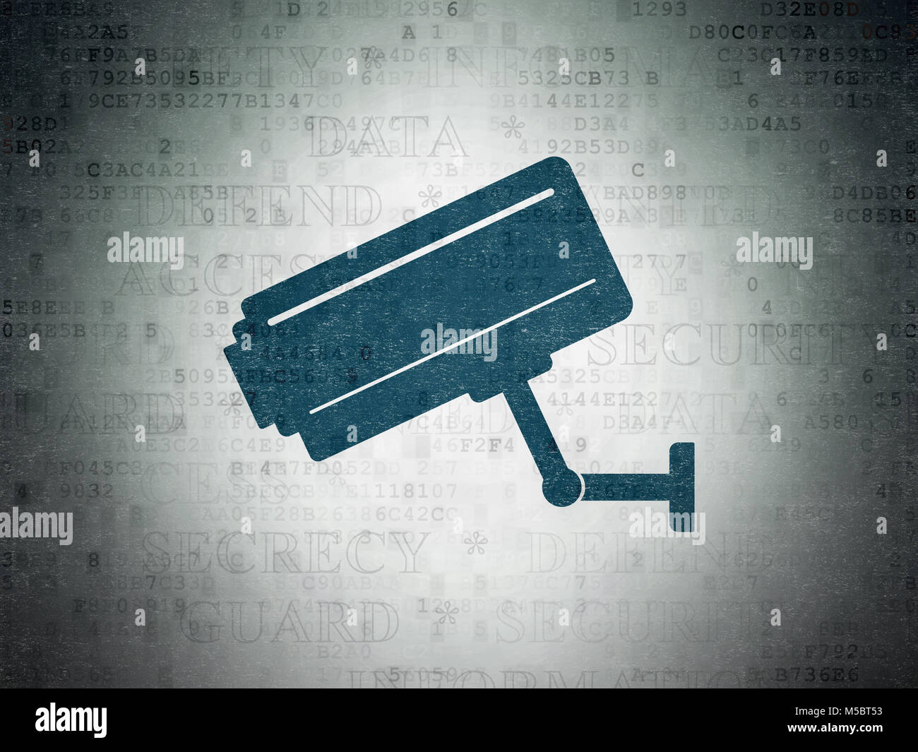 Security concept: Cctv Camera on Digital Data Paper background Stock ...
