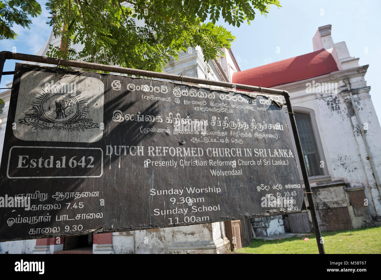 Sri Lanka, Colombo, Asia, City, Capitol, Dutch reformed church, Dutch ...