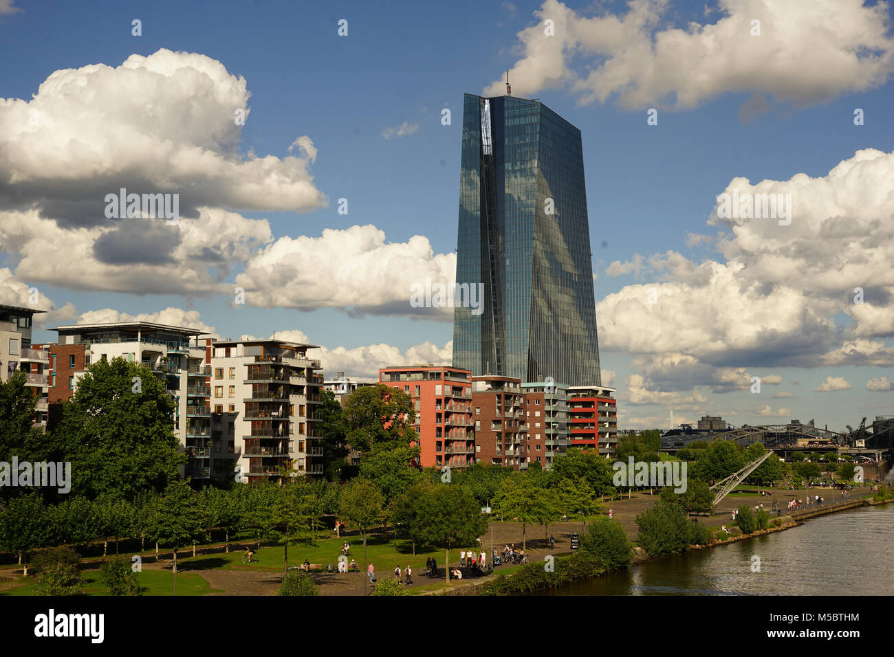 Seat of the European Central Bank, ECB, European Central Bank ...